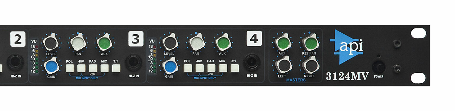 API Announces the New 3124MV Microphone Preamp - API: Automated Processes, Inc.
